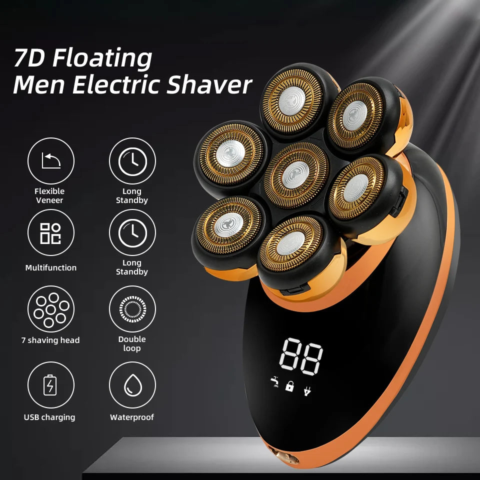 AlphaGlide 7D Electric Shaver – Alpha Mane Co.